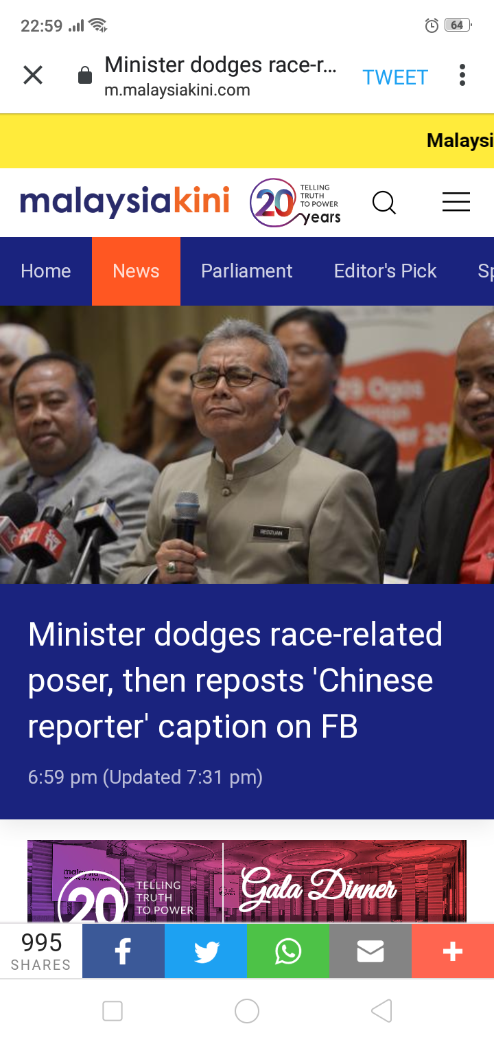 Did Entrepreneur Minister Mohd Redzuan Yusof play the racist card ...
