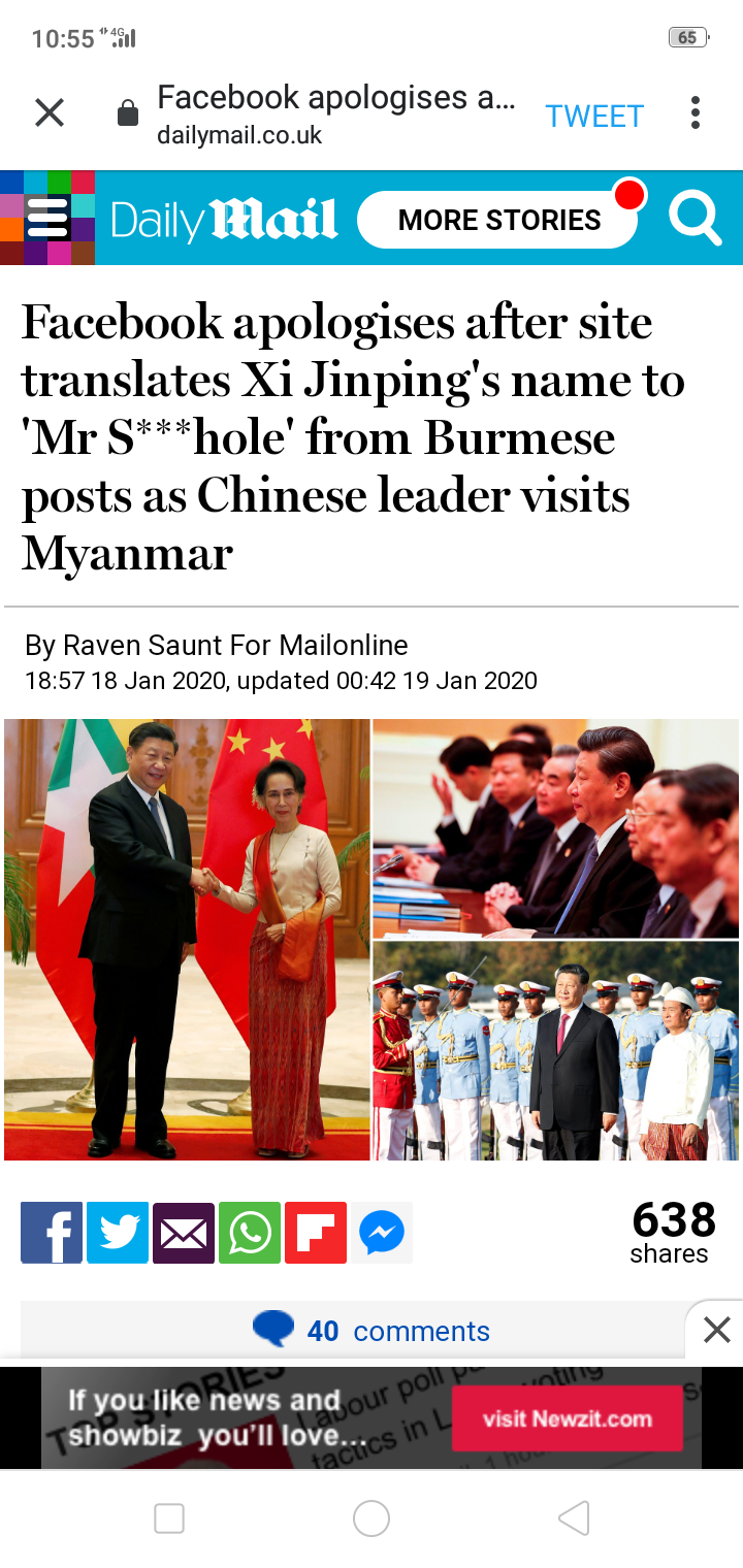 😭 How did Xi Jinping become Mr S***hole, dear Facebook? | weehingthong